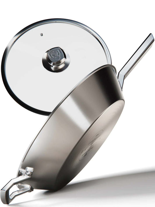 12" Frying Pan & Skillet Silver